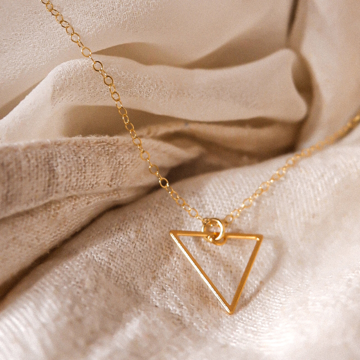 Triangle Necklace | For Water Signs